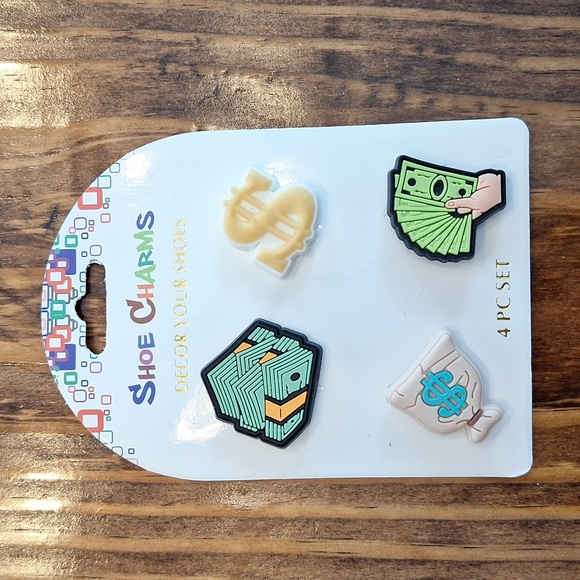 CROCS | Accessories | Crocs Money Jibbitz Shoe Charms | Poshmark